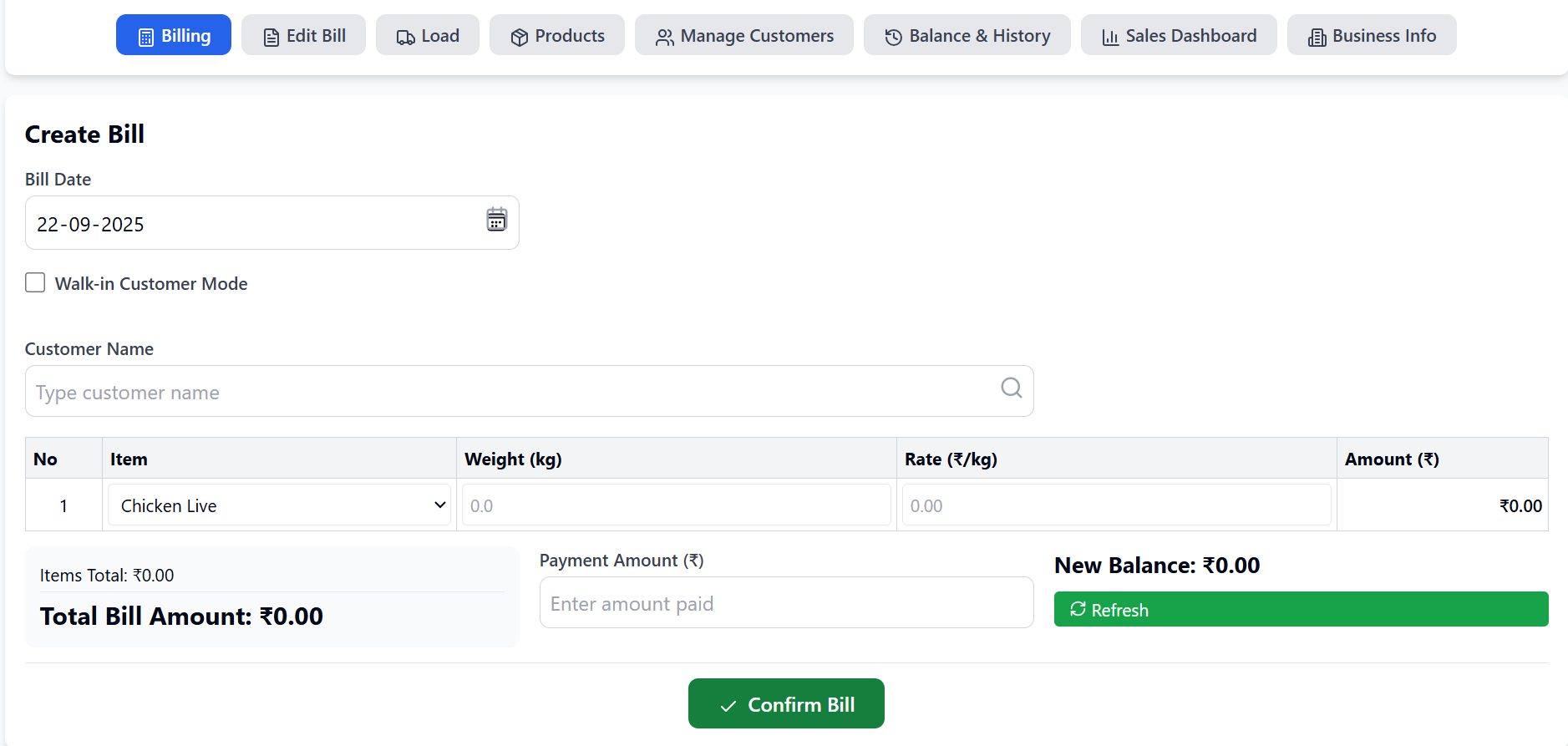 BillMyChickens - Modern Billing Software for Poultry Shops | 3 Days ...